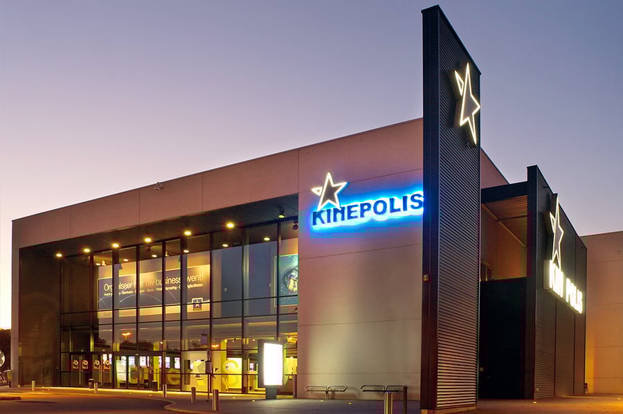 De locaties van Kinepolis Business